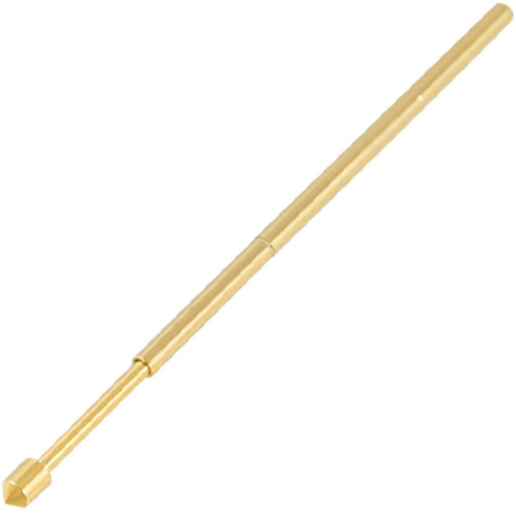uxcell 100 Pcs Spring Load Spear Tip Test Probes Pins 1.3mm Diameter ...